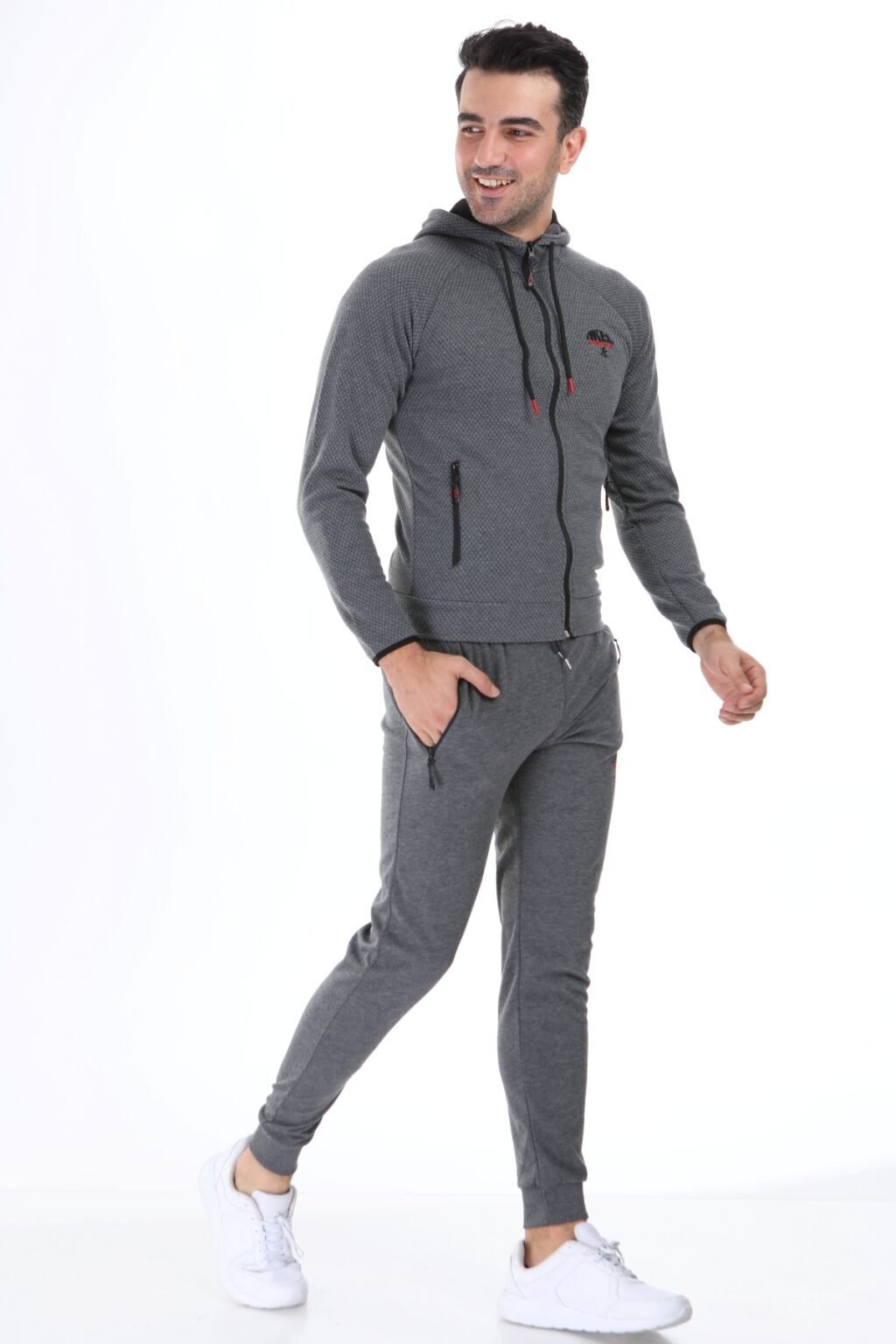 Men's Essential Grey Tracksuit - Comfort Fit With Stylish Detailing ...